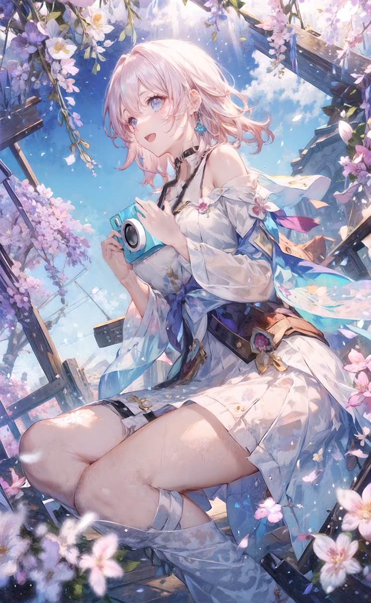 ingarden|插画师零临霖的三月七插画图片 | BoBoPic