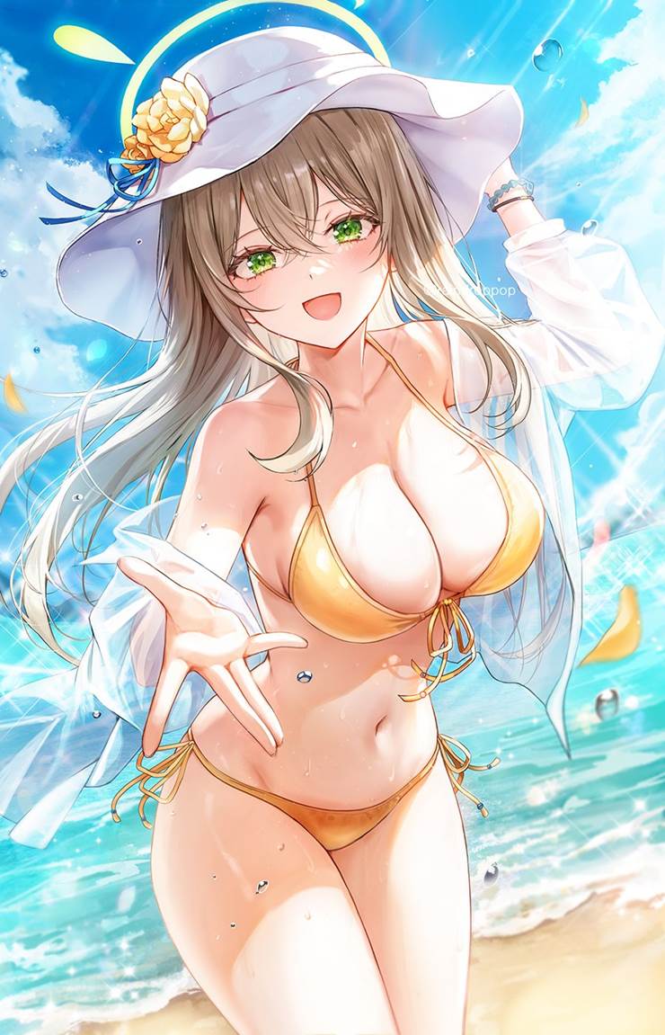 碧蓝档案 插画师lenaお的十六夜野乃美插画图片 Bobopic