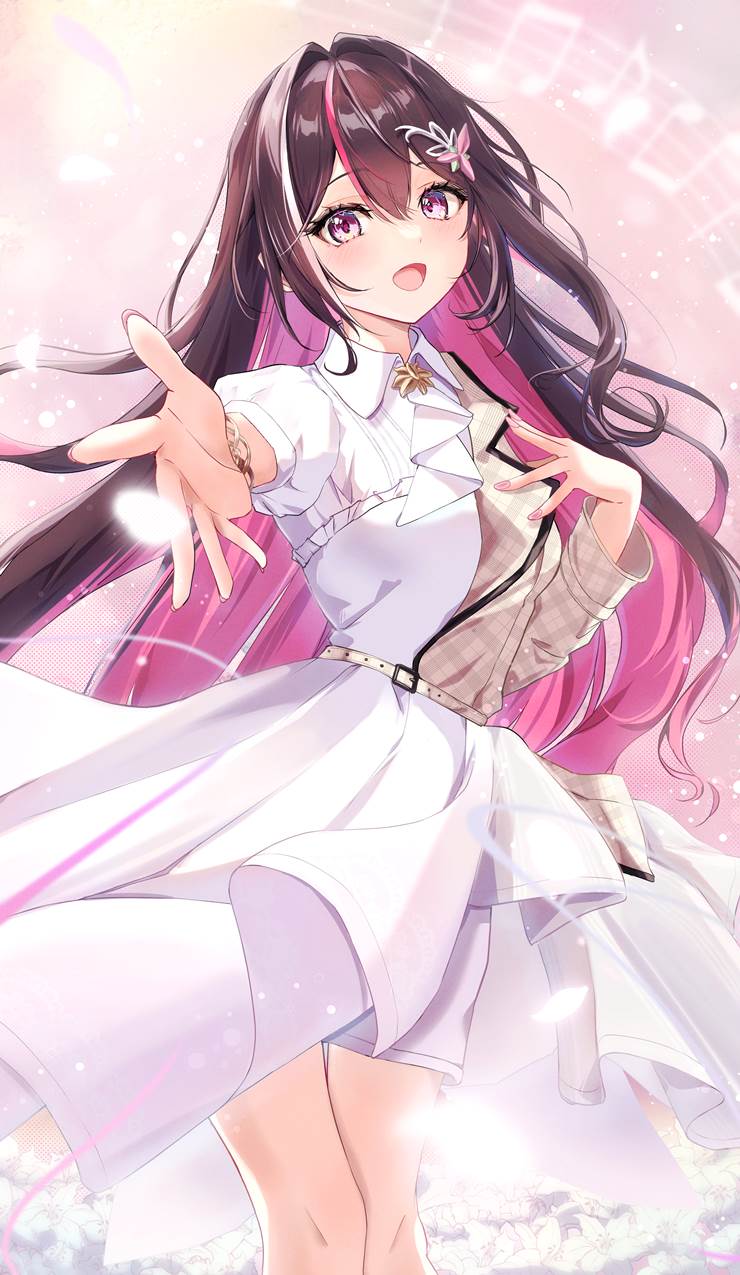 日本女性虚拟YouTuber AZKi插画壁纸图片 | BoBoPic