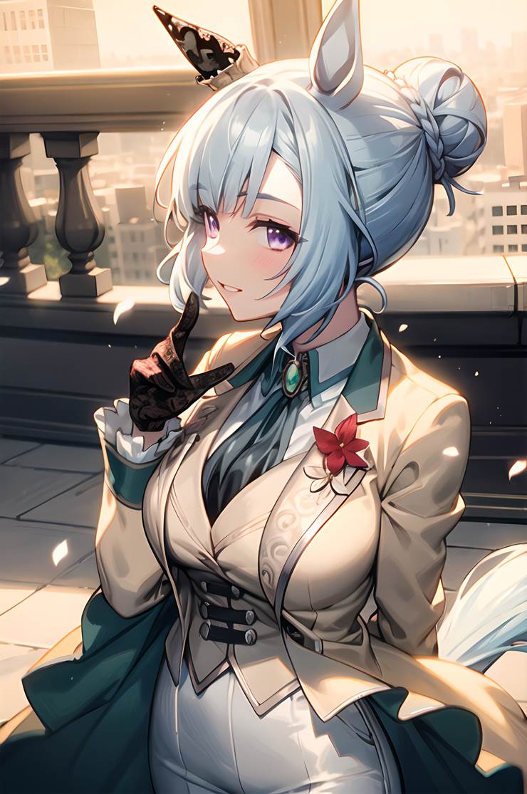 目白阿尔丹 # 1|插画师suzu的AI绘图（赛马娘Pretty Derby）插画图片 | BoBoPic