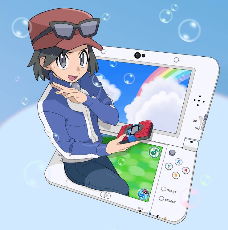 《宝可梦X·Y》的主角，卡鲁穆pixiv插画图片 | BoBoPic