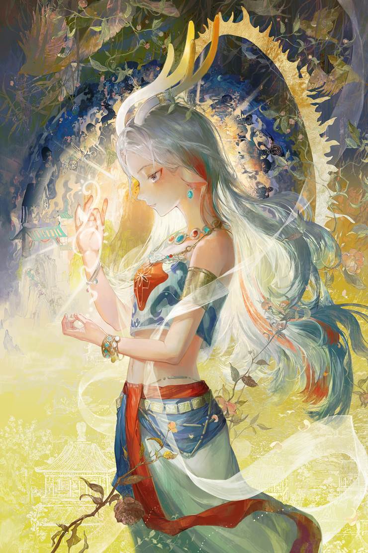 云游记其三与四|插画师DaylightAllure的明日方舟插画图片 | BoBoPic