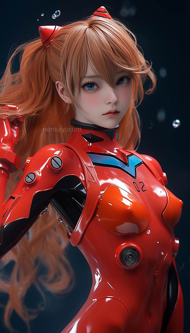 Asuka - 3|插画师nemuiyo.com的AI绘图（EVA）插画图片 | BoBoPic