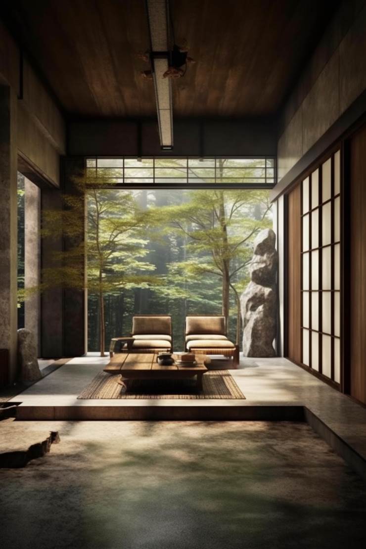 和现代|插画师mio的AI风景插画图片 | BoBoPic