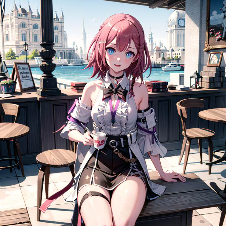 Asta(崩坏之星铁路)与茶|插画师o结衣o的艾丝妲（星穹铁道）插画图片 | BoBoPic