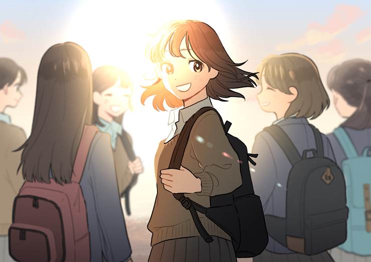 耀眼的日子|插画师526的女孩插画图片 | BoBoPic