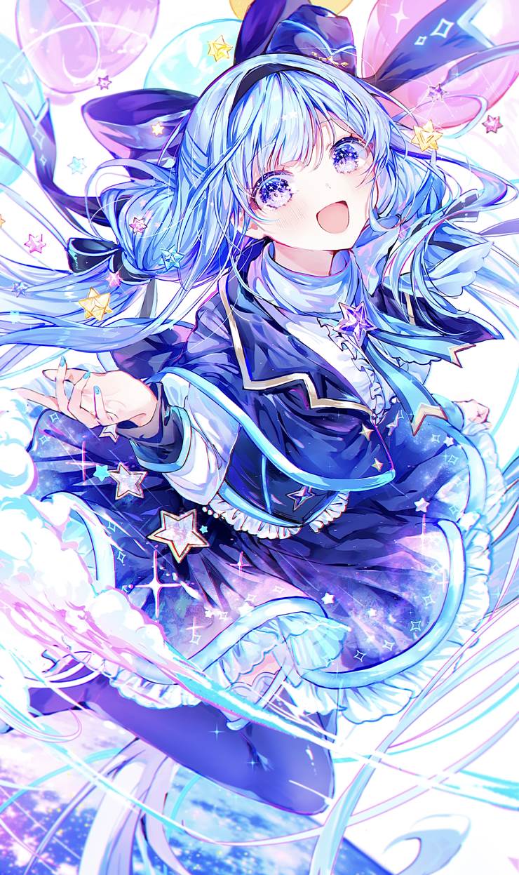 MilkyWay|插画师Noyu的少女插画图片 | BoBoPic