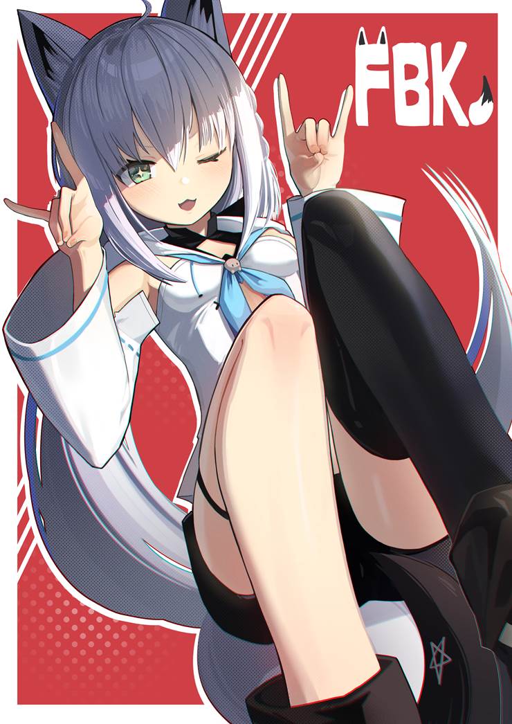 白上吹雪同人,白上吹雪,Hololive,虚拟主播,兽耳,fox ears, - BIEN'illustration - PixivBox