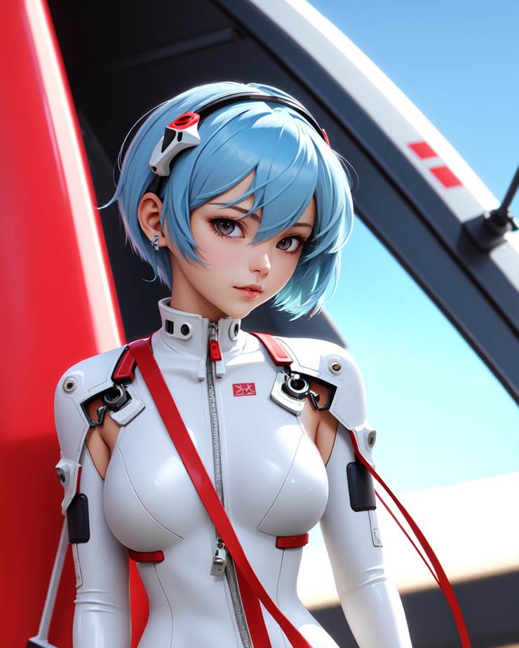 绫波丽3dmake|插画师vincentma的AI绘图（EVA）插画图片 | BoBoPic