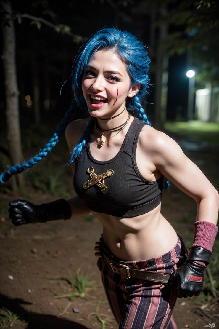 jinx|插画师aigirlsheaven的金克丝插画图片 | BoBoPic