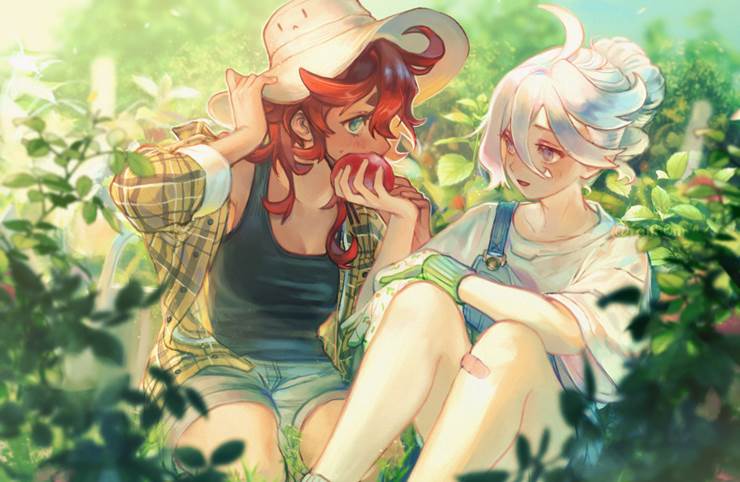 GWITCH - A Perfect Day|插画师fai的水星的魔女插画图片 | BoBoPic