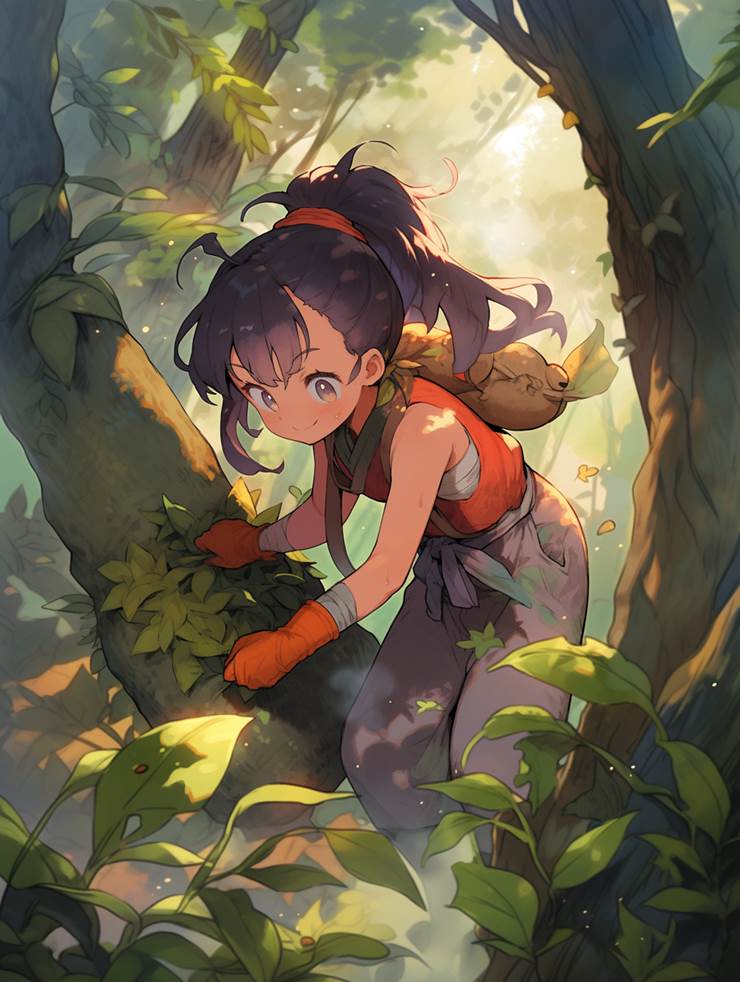 少女|插画师Ram音。的AI绘图插画图片 | BoBoPic