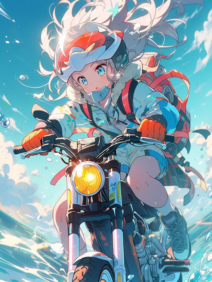 水陆两用|插画师あおAIイラスト的AI绘图插画图片 | BoBoPic