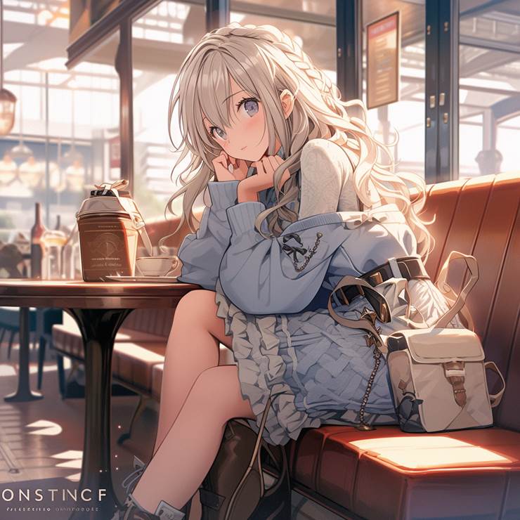 遇见的大小姐|插画师猫工舰的AI绘图插画图片 | BoBoPic