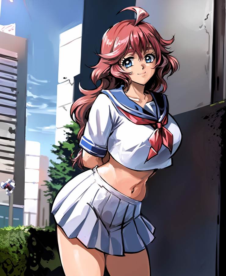 G-Witch girls in retro style|插画师ImpotentAI的AI绘图（水星的魔女）插画图片 | BoBoPic