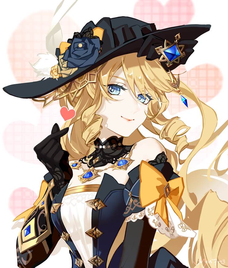 Navia|插画师阿语的原神插画图片 | BoBoPic