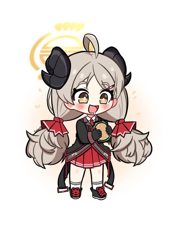 碧蓝档案插画师luceee的狮子堂泉插画图片 Bobopic