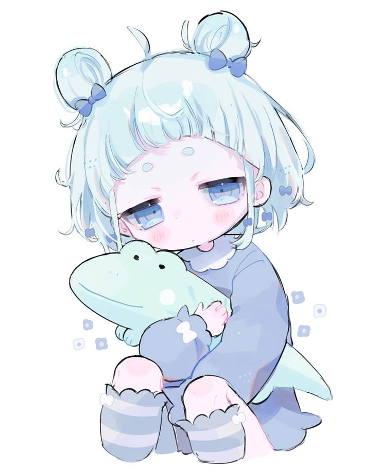 突然|插画师cotono的女孩插画图片 | BoBoPic