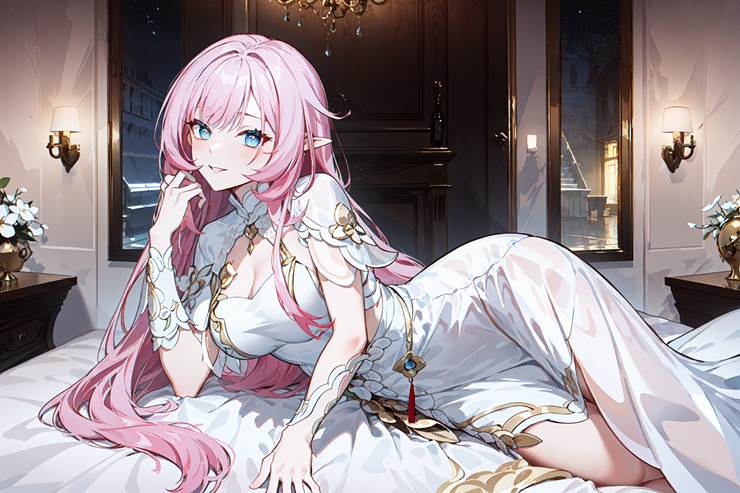 Elysia|插画师绯想天Hisouten的爱莉希雅AI插画图片 | BoBoPic