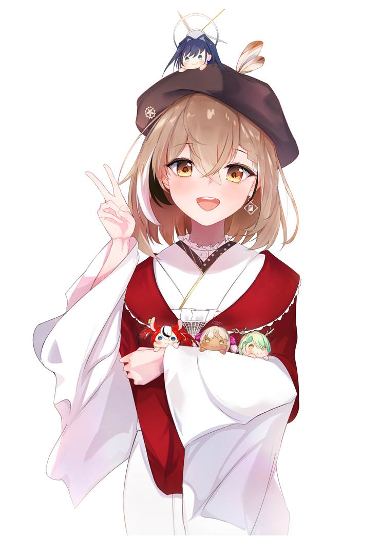 girl,virtual YouTuber,Hololive,Hololive EN,Nanashi Mumei, - Elphe'illustration - PixivBox