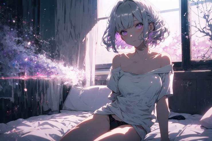 别名:wakingup|插画师MASHIROましろ的AI绘图少女插画图片 | BoBoPic