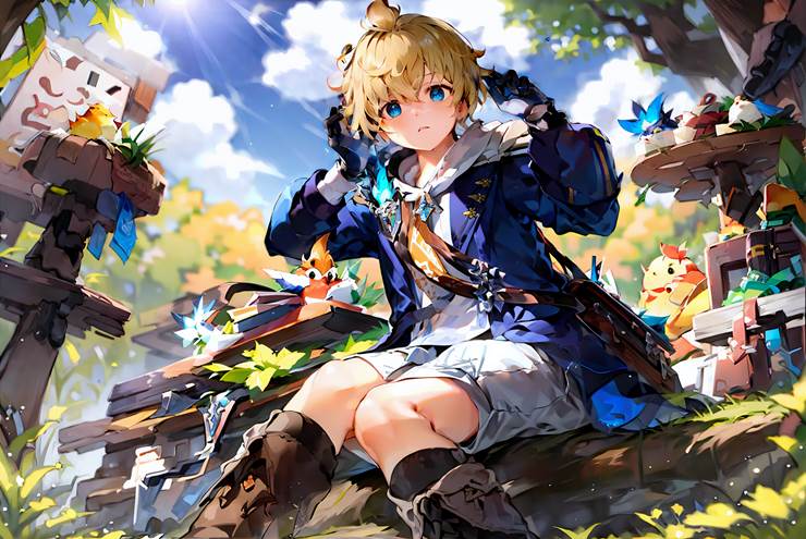 mika|插画师seon的AI绘图（原神）插画图片 | BoBoPic