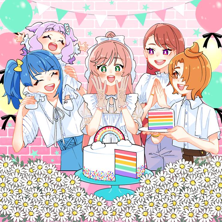 恭喜 something|插画师ton的光之美少女插画图片 | BoBoPic