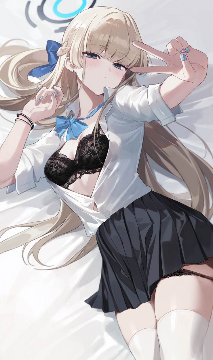 朱鹮|插画师ぐま的碧蓝档案插画图片 | BoBoPic