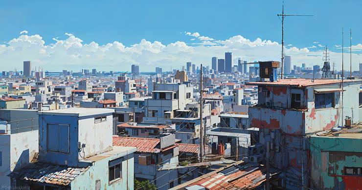 sunnyrust|插画师Uomi的风景插画图片 | BoBoPic