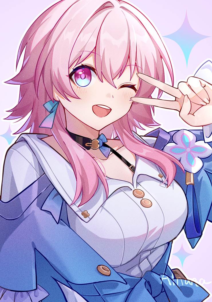 崩坏：星穹铁道,三月七图片|尺寸1447x2058 | BoBoPic