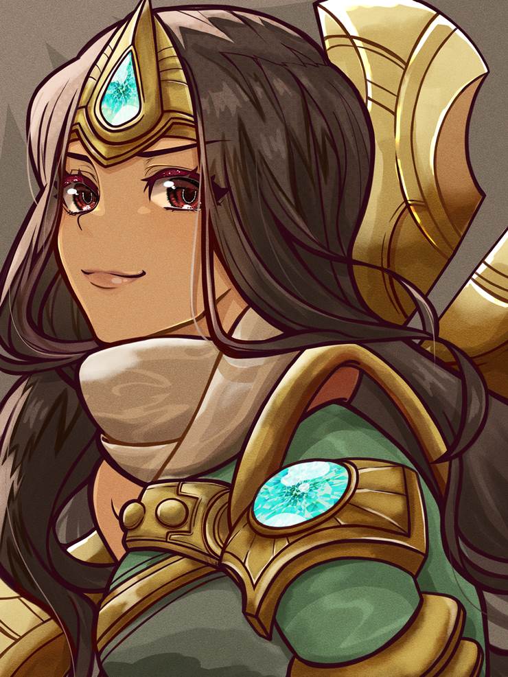 英雄联盟sivia|插画师川口のかっぱ的女孩插画图片 | BoBoPic