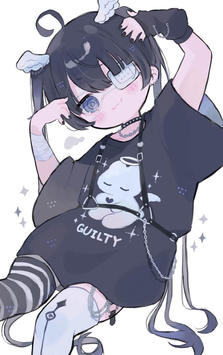 厨二病な子|插画师cotono的厨二病插画图片 | BoBoPic