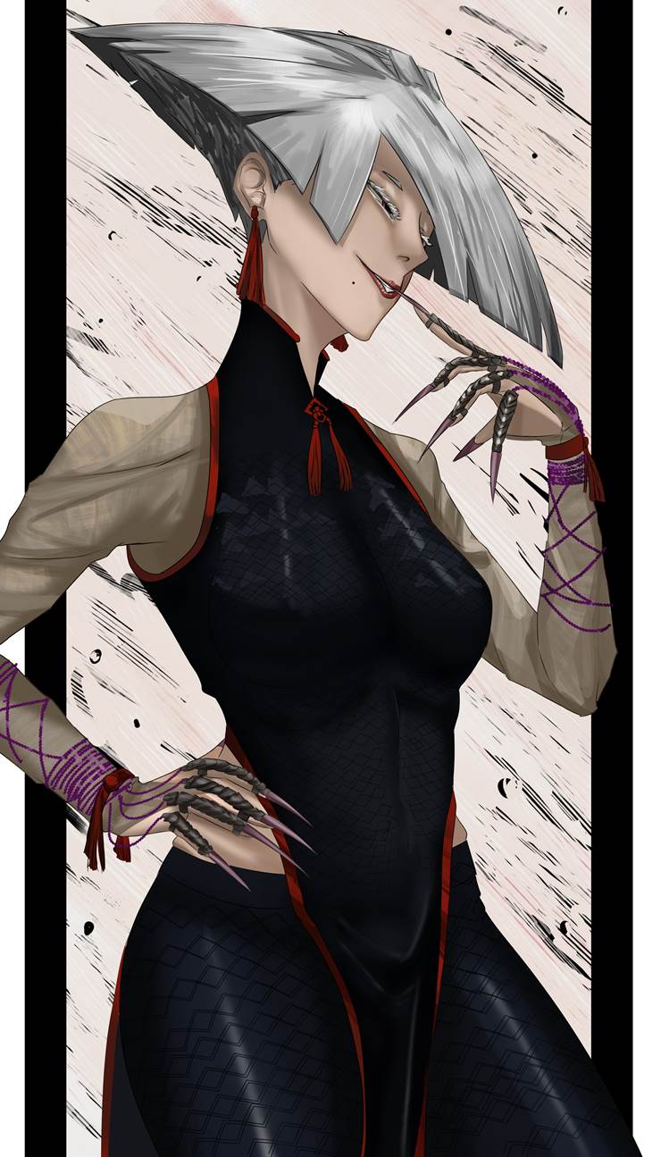 《街头霸王6》阿鬼AKI的Pixiv壁纸美图 | BoBoPic