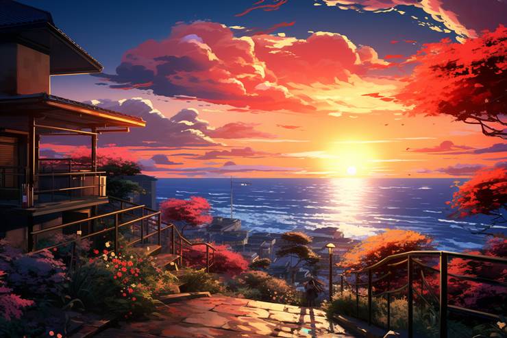 BytheSea22-海の隣22|插画师Sugoi_Digi的自然风光插画图片 | BoBoPic