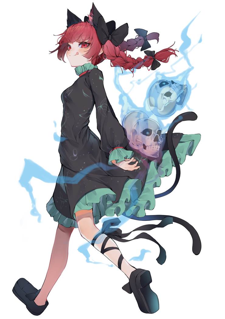 お燐插画师つね始めました的东方project插画图片 Bobopic