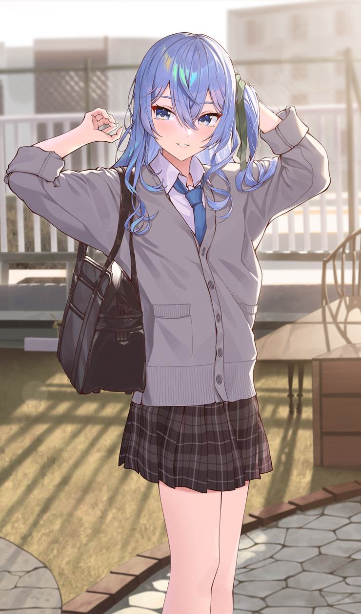 制服小寿|插画师Yozora/よぞら的星街彗星插画图片 | BoBoPic