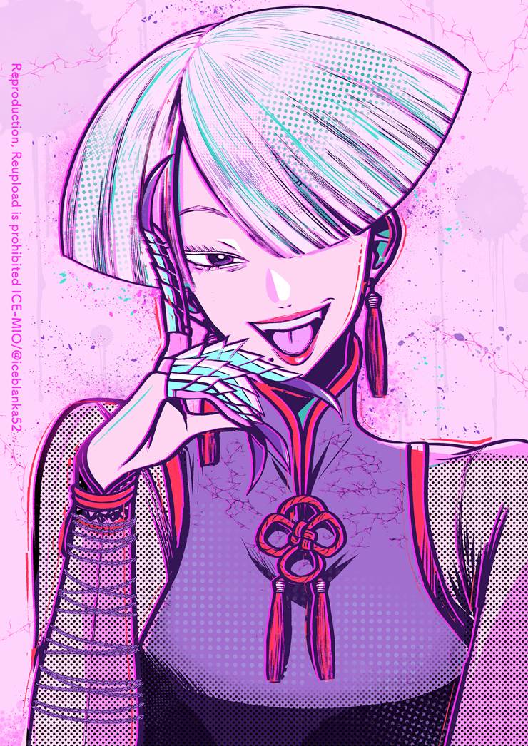 《街头霸王6》阿鬼AKI的Pixiv壁纸美图 | BoBoPic