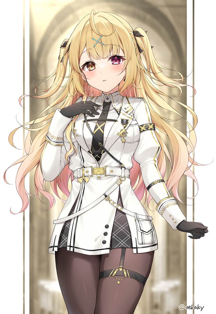 白军服|插画师zky的星川莎拉插画图片 | BoBoPic