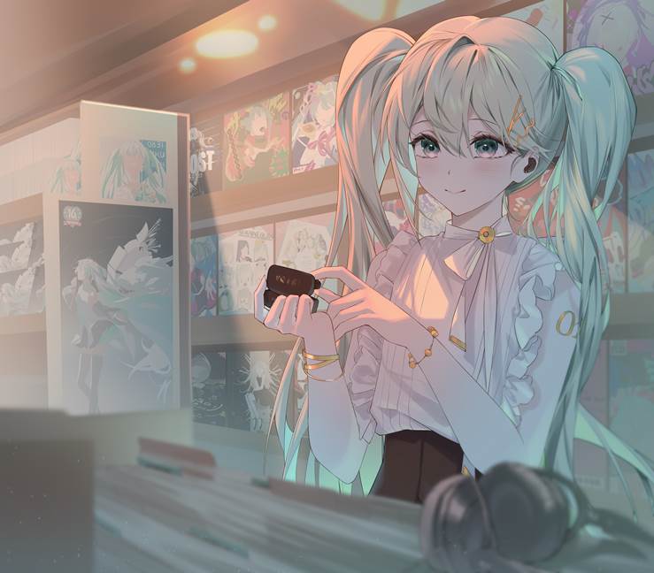 初音未来|插画师PoLa的女孩插画图片 | BoBoPic