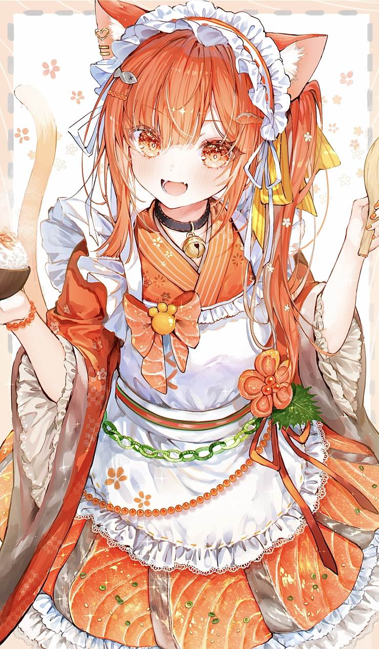 鲑鱼萝莉|插画师Noyu的少女插画图片 | BoBoPic