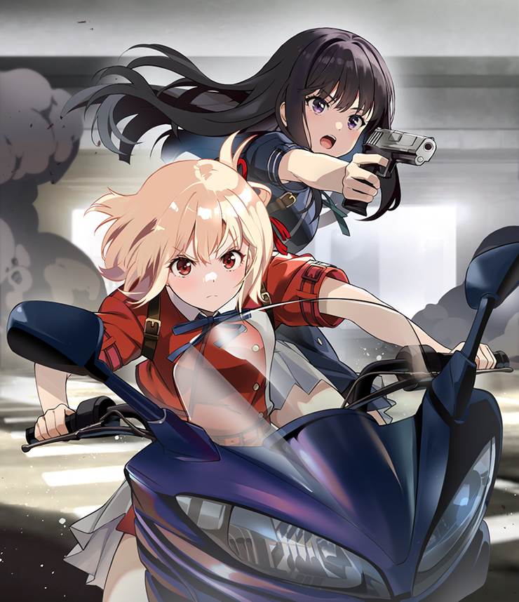 串联|插画师nyoro的锦木千束插画图片 | BoBoPic