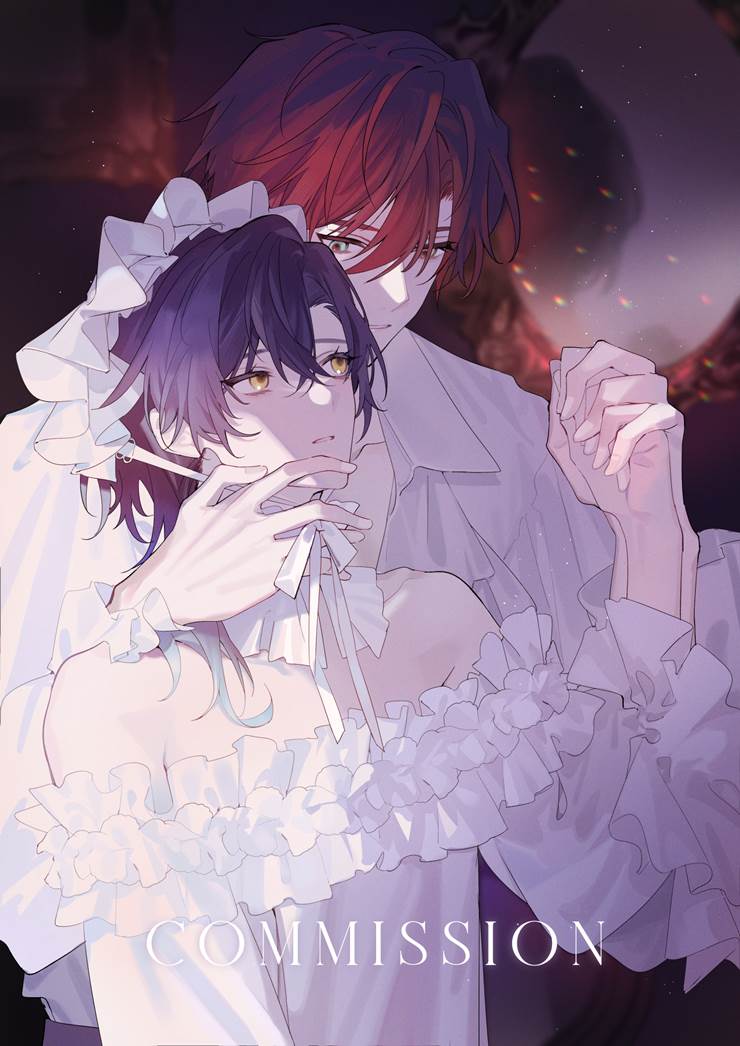 一幅画|插画师はぎよし的Skeb插画图片 | BoBoPic