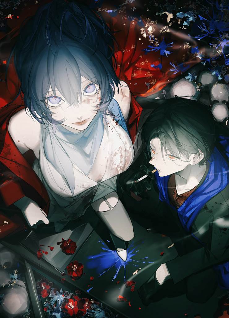 地狱乐,常田大希,蓝,红图片|尺寸2940x4080 | BoBoPic