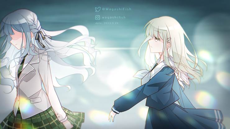 BanG Dream! Girls Band Party!,Sakiko Togawa,Mutsu Wakaba, - 和菓子魚'illustration - PixivBox