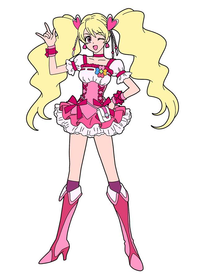 cure peach,Fresh Pretty Cure!,Fresh Pretty Cure!,光之美少女,coloring book,Love Momozono, - Masami ...