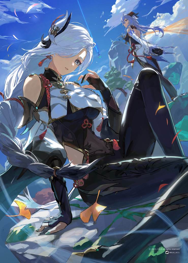 留云的孩子们(2023)|插画师HICO的原神插画图片 | BoBoPic