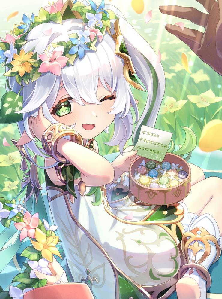 生日快乐naheda!|插画师Me-yu的纳西妲插画图片 | BoBoPic