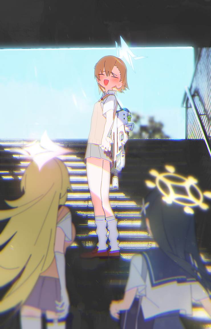 友达|插画师bmtol的科学超电磁炮插画图片 | BoBoPic