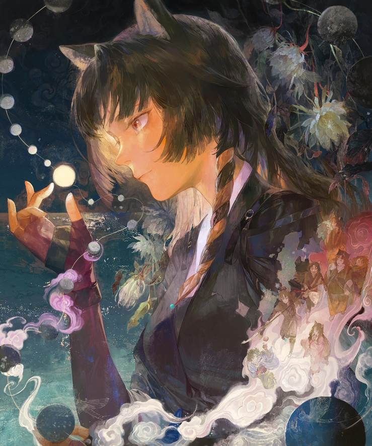 云游记|插画师DaylightAllure的老鲤插画图片 | BoBoPic