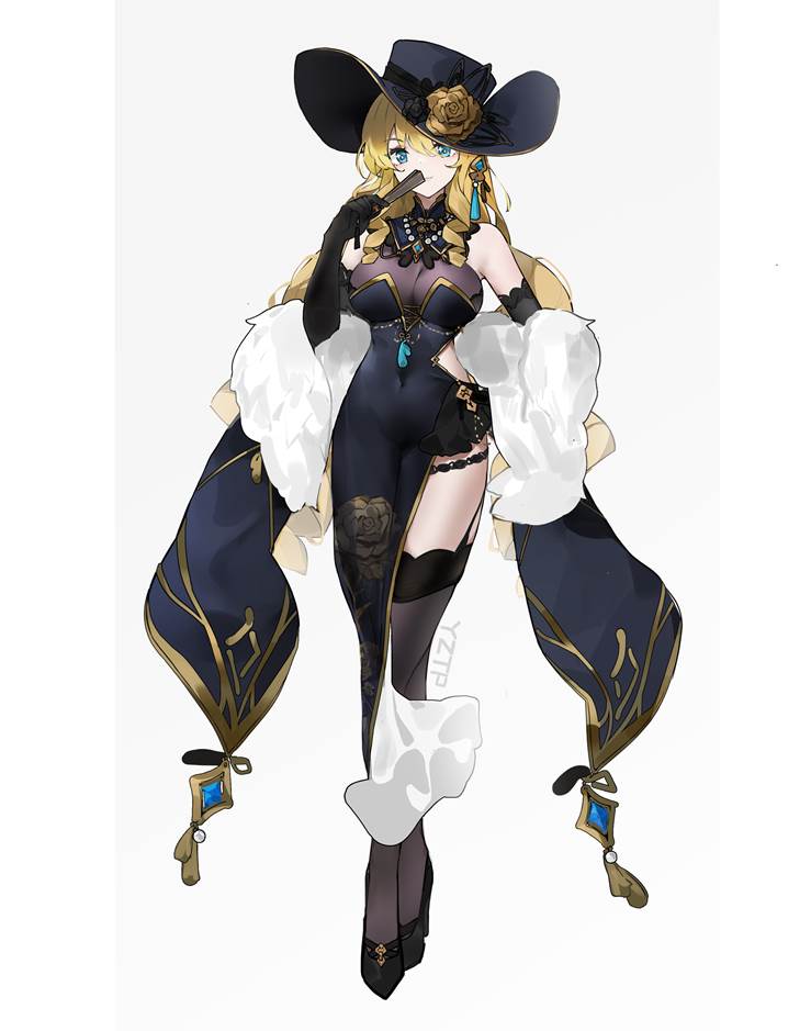 Navia|插画师YZTP的原神插画图片 | BoBoPic